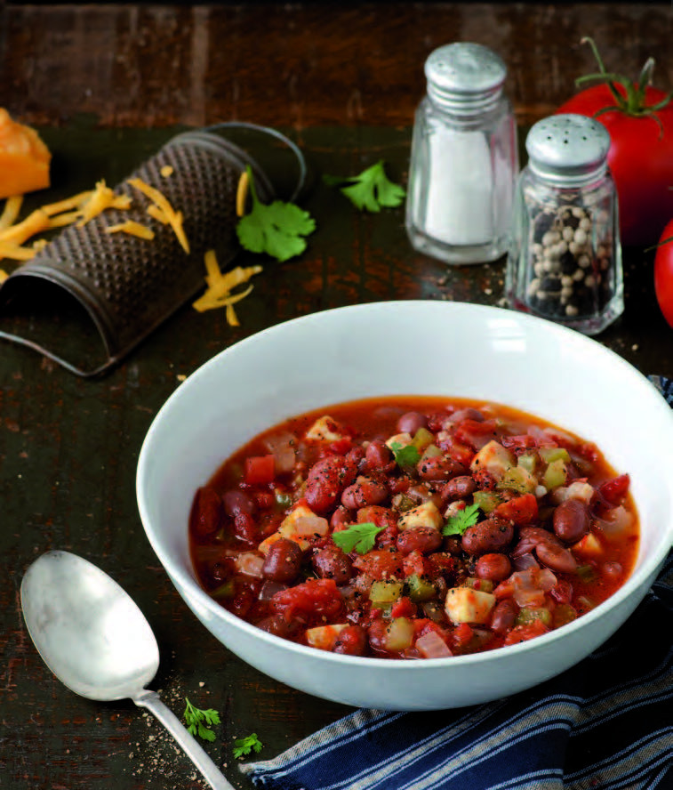 Menu végétarien Chili végétarien au tofu - Plantes et Santé