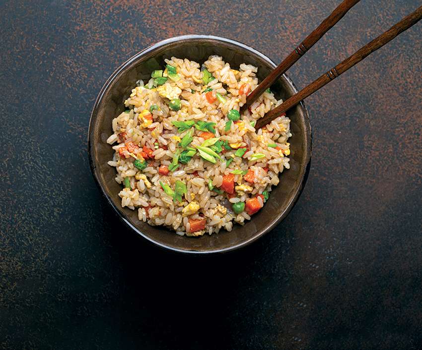 Riz frit aux légumes- Plantes et Santé